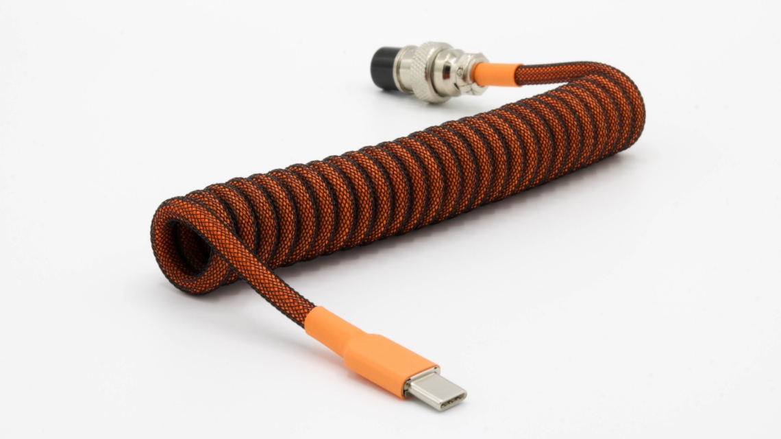 Black & Orange Cable - Unicorn Cables
