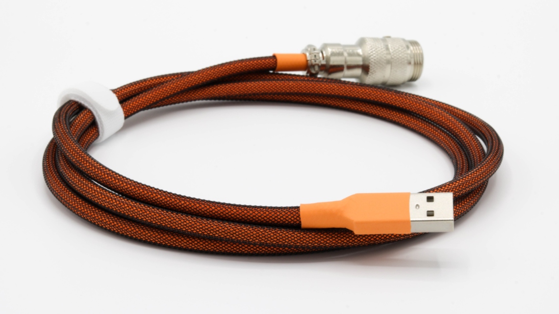 Black & Orange Cable - Unicorn Cables