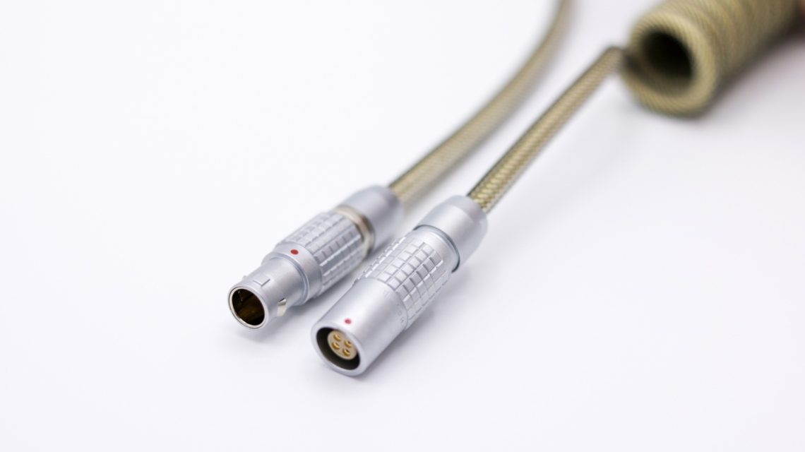 Custom Coiled Cable - LEMO® - Unicorn Cables
